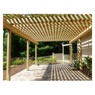 Creating an Outdoor room and hardscaping on a project on the Main Line ...