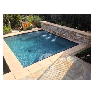 Crestview Spool - Contemporary - Pool - San Francisco - by Garden ...