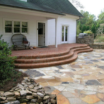 Curved Brick Steps - Photos & Ideas | Houzz