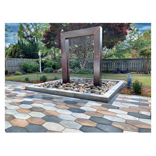 Custom Built Water Feature - Eclectic - Patio - Other - by Virginia ...