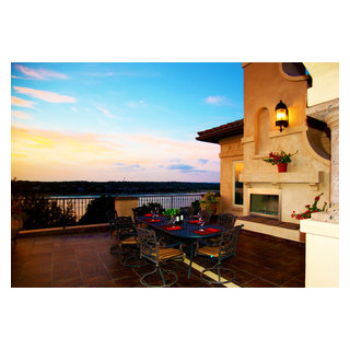 Custom Home at Corinthian in Lakeway, Texas - Mediterranean - Patio ...