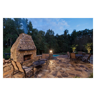 Custom Land Design, Charlotte NC - Contemporary - Patio - Charlotte ...