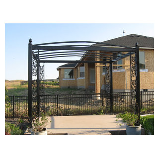 Custom Steel Pergola - Patio - Seattle - by IRONESQUE INC. | Houzz