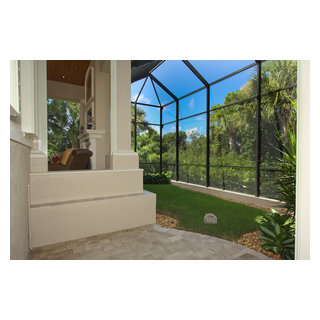 Dog-Friendly Patio - Private Dog Run - Tropical - Patio - Miami - by ...