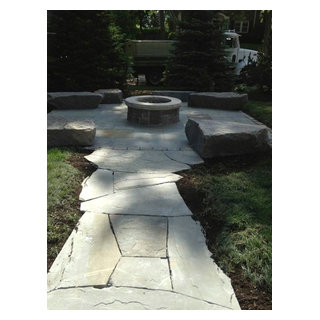 Edgecumbe Parkway Firepit - Rustic - Patio - Minneapolis - by jeff timm ...