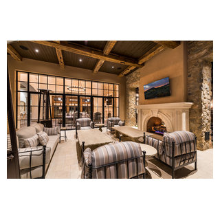 Elegant Chateau Mansion by Fratantoni Design! - Rustic - Patio ...