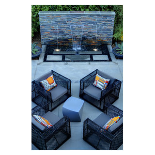 Enjoy the Tranquility of the Water Wall - Modern - Patio - San Diego ...