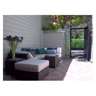 Entry Courtyard - Éclectique - Terrasse et Patio - Portland - par MCM ...