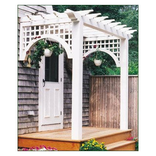Entry Pergola - Traditional - Patio - Boston - by Walpole Outdoors | Houzz