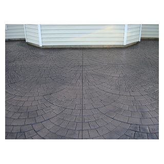 European Fan Stamped Patio - Patio - Other - by Atlantic Coast Concrete ...