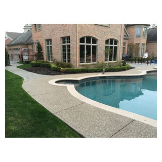 Exposed Aggregate Concrete Sealers, Cleaning, Maintenance, MI ...
