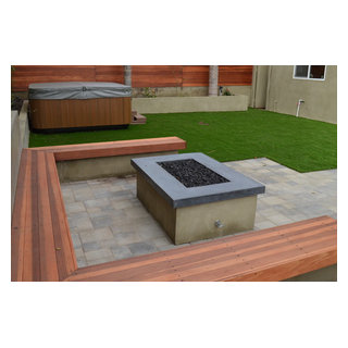 Fire Fixtures - Modern - Patio - Los Angeles - by Compass Landscape ...