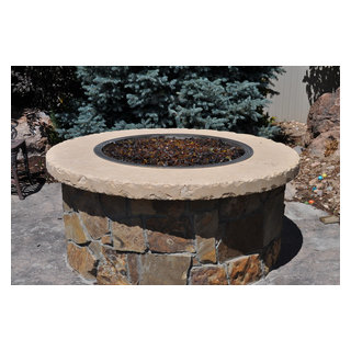 Fire Pit - Traditional - Patio - Salt Lake City - by Stone Mountain ...