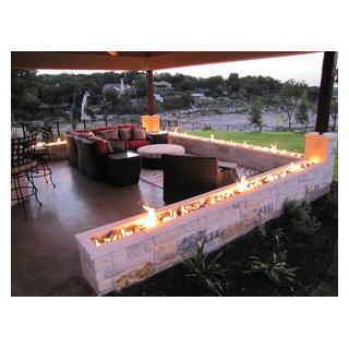 Fire Pits for the Outdoors, Mediterranean Style - Mediterranean - Patio ...