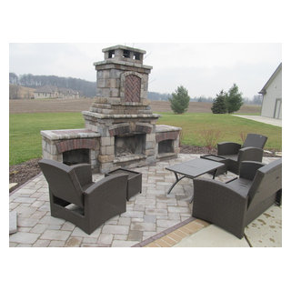 Fire Pits - Rustic - Patio - Milwaukee - by Landscape Master LLC | Houzz