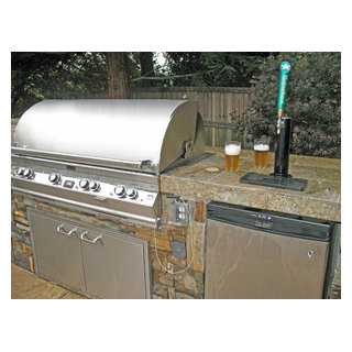Firemagic BBQ and Kegerator - Rustic - Patio - San Francisco - by ...