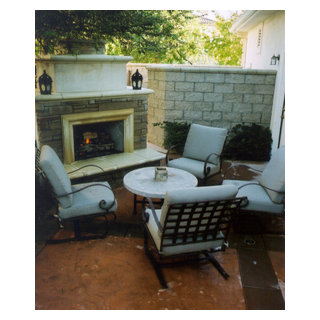 Fireplace and Patio - Traditional - Patio - Los Angeles - by James Dean ...