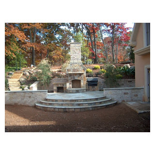 Fireplaces and Fire Pits - Mediterranean - Patio - Atlanta - by ARNOLD ...