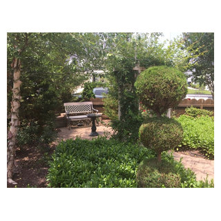 Formal garden seating area - Victorian - Patio - Other - by Dreamscape ...