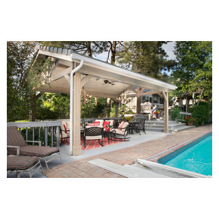 Side View Free Standing Roof Cover - Traditional - Patio - Denver - by ...