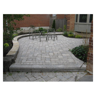 Front entrance patio design - Mediterranean - Patio - Toronto - by ...