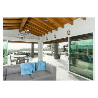 Gorgeous Infinity Pool with Multiple Outdoor Living Spaces ...