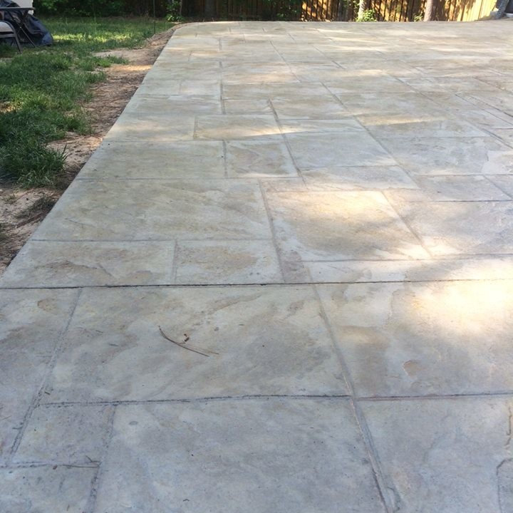 75 White Stamped Concrete Patio Ideas You'll Love - October, 2025 | Houzz