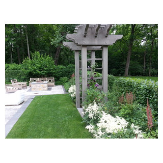 Hamptons Style Pool and Landscape - Traditional - Patio - Chicago - by ...