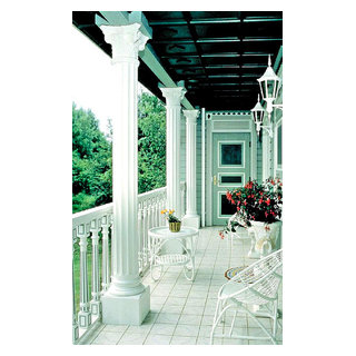 High-Density Polyurethane Balustrade System - Victorian - Patio - New ...