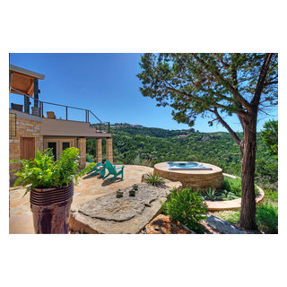 Hill Country View - Rustic - Patio - Austin - by CG&S Design-Build ...