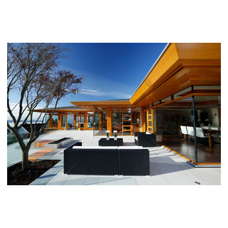 Hilltop House - Contemporáneo - Patio - Vancouver - de Don Stuart ...