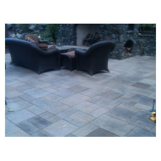 Historic Basalt Retrofit Landscape - Rustic - Patio - Seattle - by ...