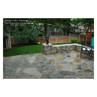 Holston Valley Gray Flagstone - Patio - Kansas City - by House of Rocks ...