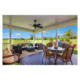 Indoor Outdoor Lanai - Beach Style - Patio - Hawaii - by Pu'uwai Design ...