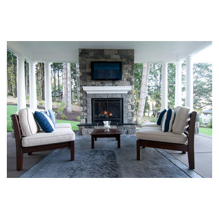 Infinity's Covered Patio - Traditional - Patio - Portland - by DC Fine ...