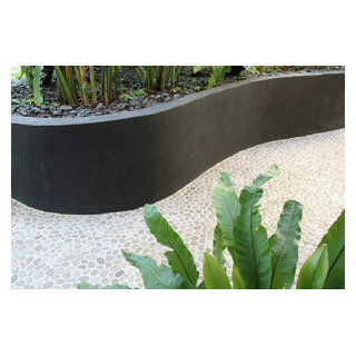 Island Stone Perfect Pebble Patio Walkway - Modern - Landscape - Other ...