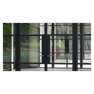 Jada Windows Steel French Doors with Custom Hardware - Modern - Patio ...