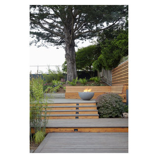 Japanese California Garden - Contemporain - Terrasse et Patio - San ...