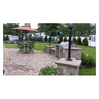 Large Techo Bloc pool project - Contemporary - Patio - New York - by ...