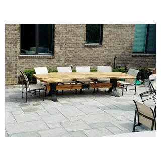 Live Edge White Oak Table - Terrasse et Patio - Détroit - par Woodcraft ...