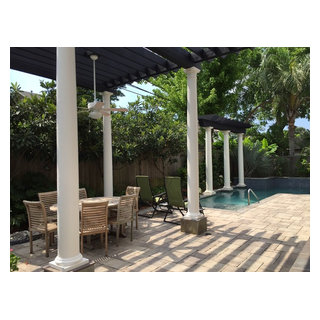 Livingston Pool, Pergola and Patio - Traditional - Patio - New Orleans ...
