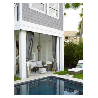 LUXE Galveston Project - Beach Style - Patio - Houston - by Laura C ...