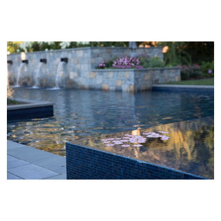 Luxury 75' Long Lap Pool Ridgewood NJ - Contemporary - Patio - New York ...