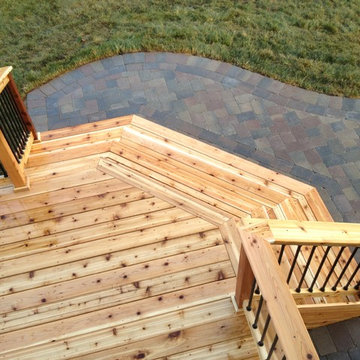 Enclosed Cedar Deck Steps - Photos & Ideas | Houzz