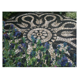 Mandala Patio project - Mediterranean - Patio - Vancouver - by Pebble ...