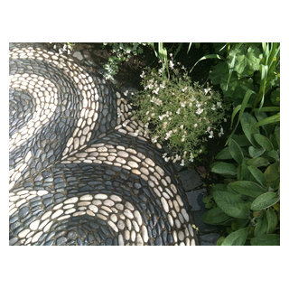 Mandala Patio project - Mediterranean - Patio - Vancouver - by Pebble ...