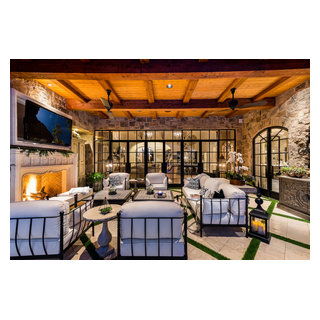 Mansion Designed by Fratantoni Design - Mediterranean - Patio - Phoenix ...