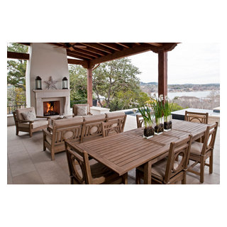 Mediterranean Lake View - Contemporary - Patio - Austin - by Bulhon ...