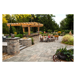 Mini-Creta Retaining Wall - Rustic - Patio - Philadelphia - by Techo ...