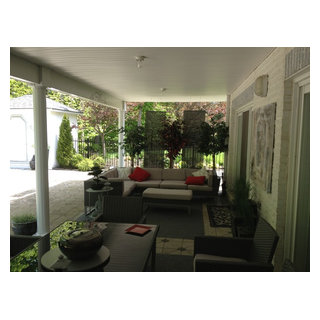 Modern Asian Inspired Backyard - Asian - Patio - Toronto - by J.C ...